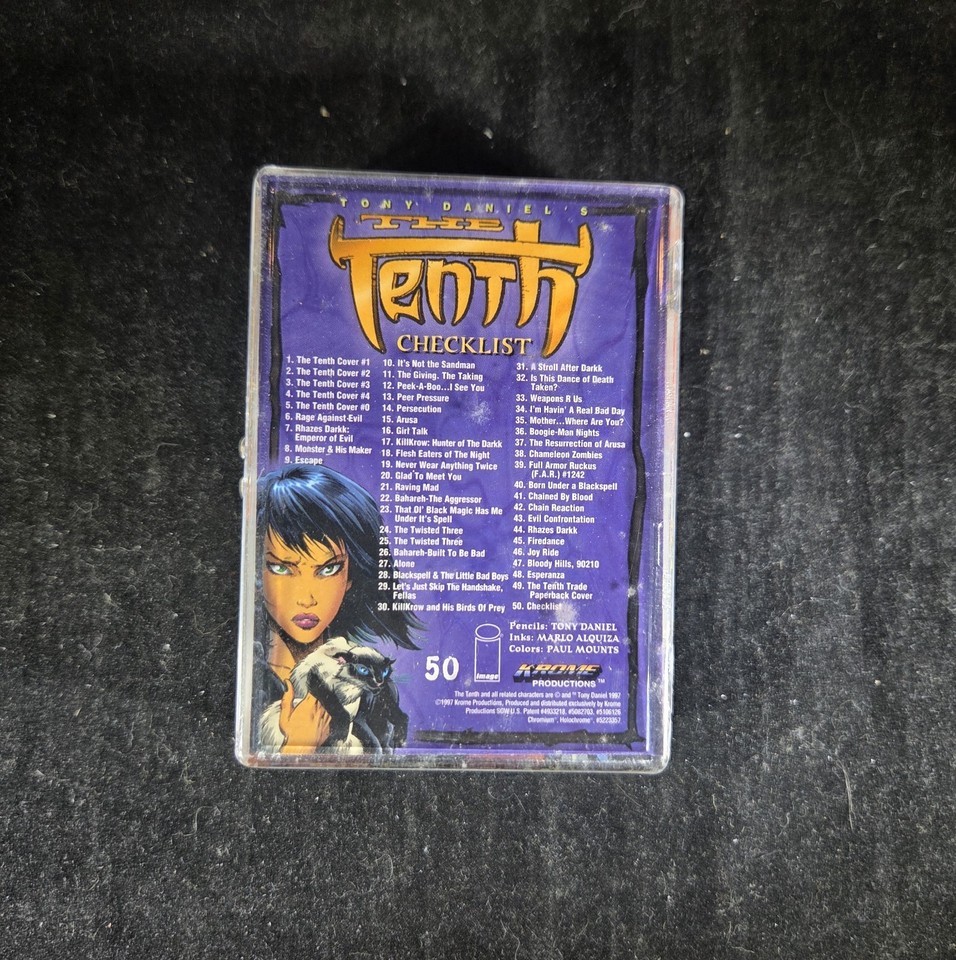 The Tenth Chromium - Tony Daniel - Complete 50 Card Set - 1997 Krome ...
