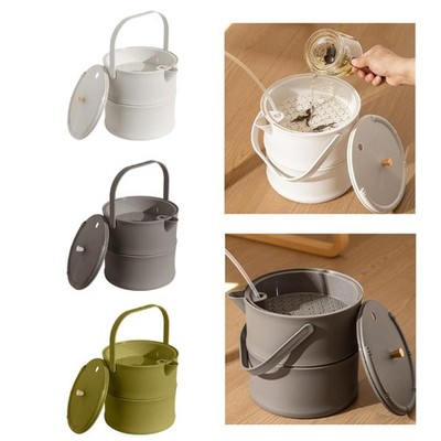 Tea Waste Water Bucket Liquid Storage for Ceremony Table Accessories ...