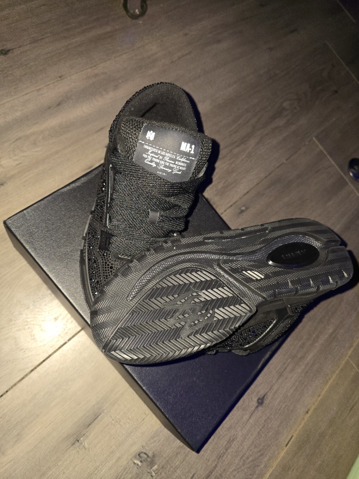 Amiri Crystal MA-1 Black | eBay