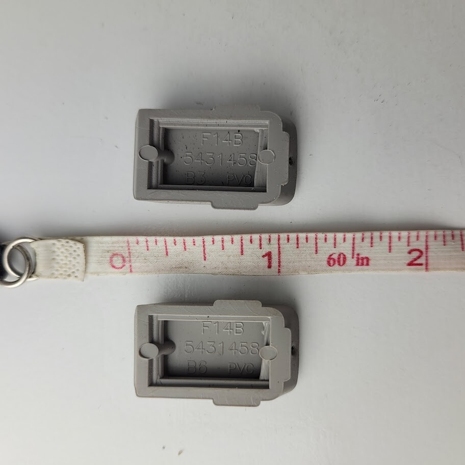 2006 Ford Taurus Rear Seat Grab Handle Screw Cover Cap Gray Pair Set of ...