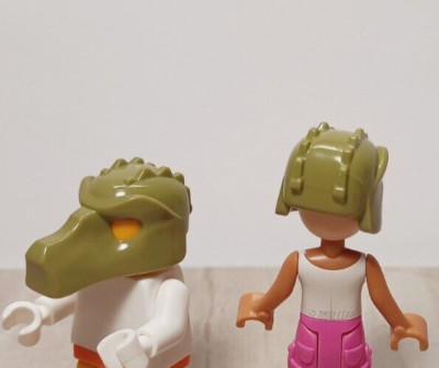 New LEGO Crocodile Alligator Mask Solid Color Olive Dress up Forrest ...