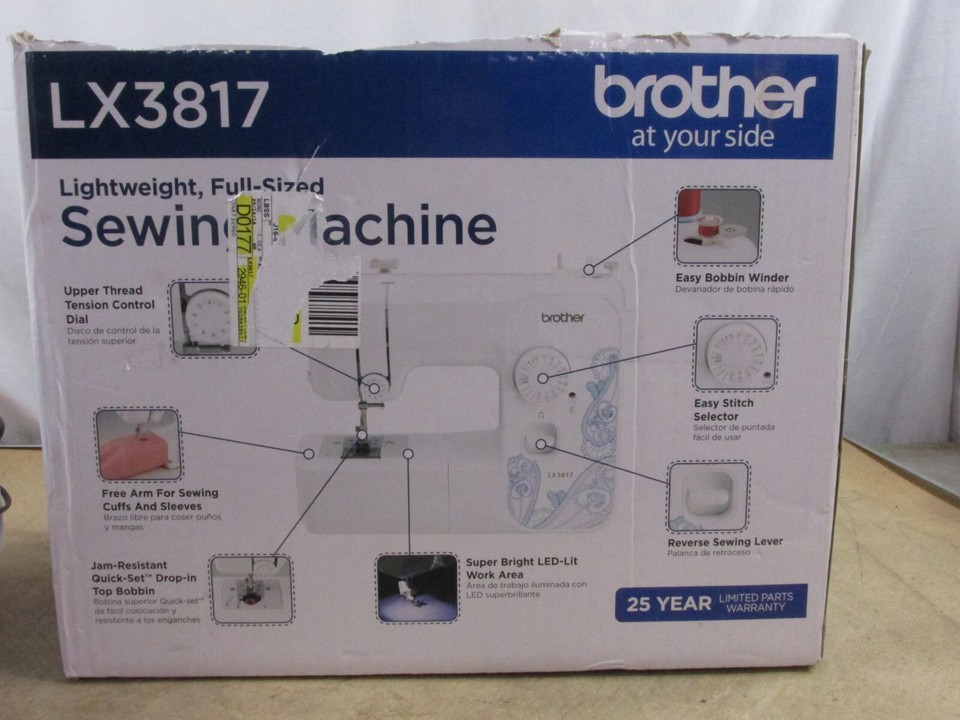 Brother LX3817 17-Stitch Full-size Sewing Machine - (LX3817 ...