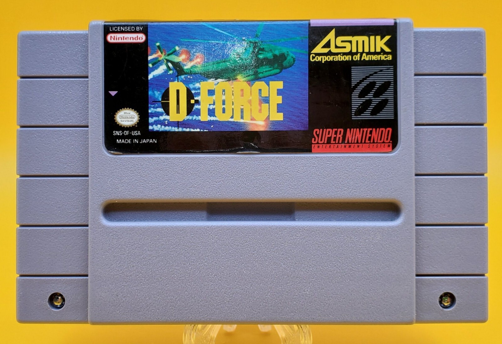 D-Force - AUTHENTIC 1991 SNES Super Nintendo Game Cartridge | eBay