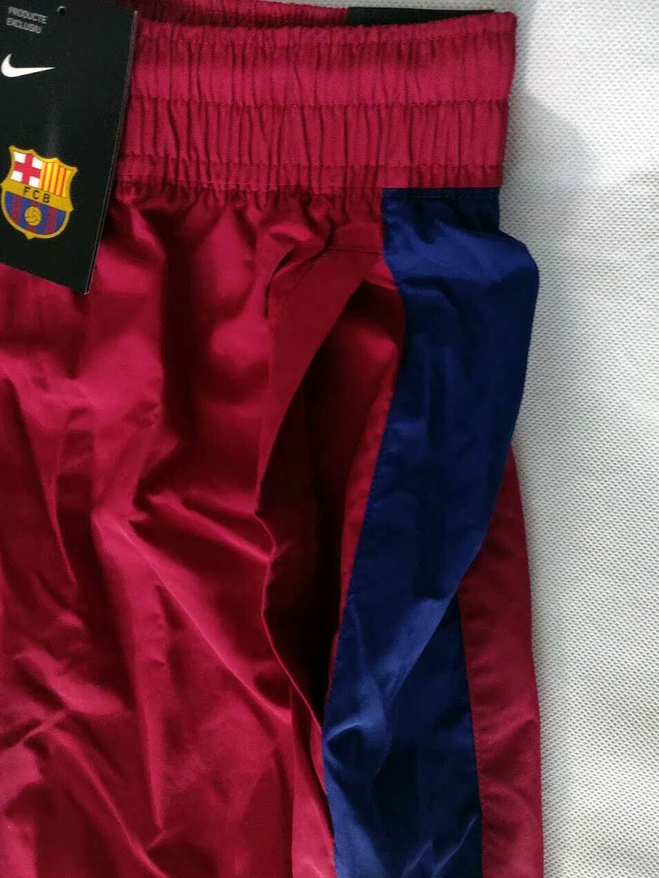 LIMITED NIKE WOVEN PANT "FC BARCELONA" BARCA RETRO SOCCER FUTBOL NOBLE ...