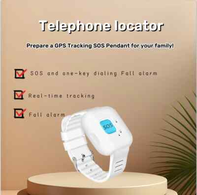 GPS Positioning Tracker Elderly fall alarm SOS real-time tracking | eBay