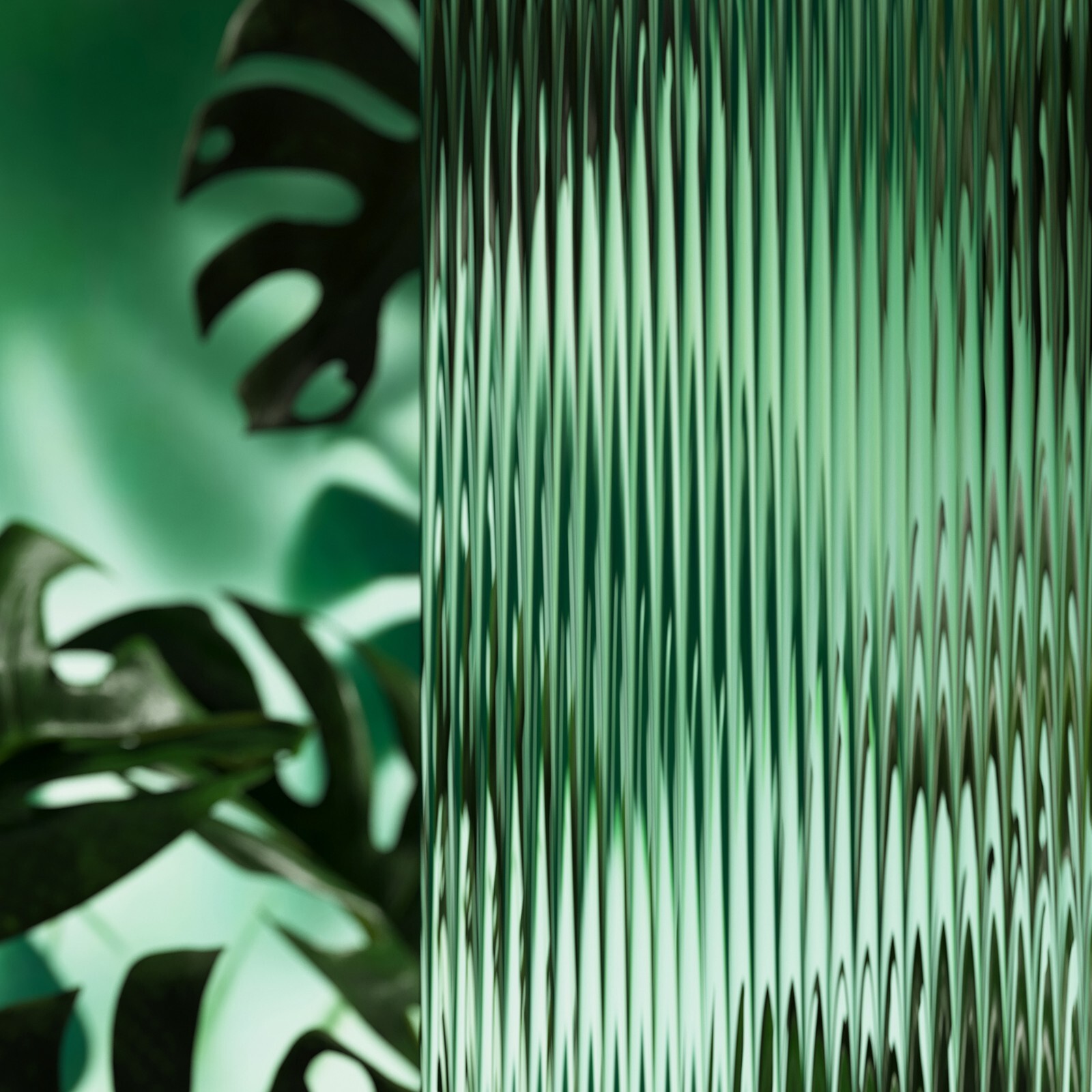 Reeded Glass Film, Flutted Ribbed Glass Decorative Privacy Window Film ...