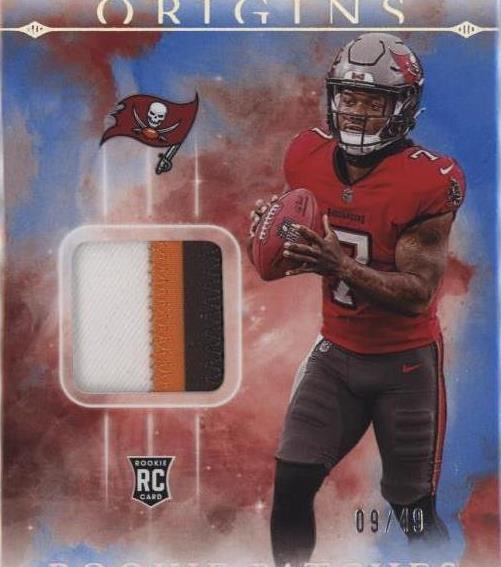 2024 Panini Origins - Rookie Patches Bucky Irving #RPT-BIR Blue /49 ...