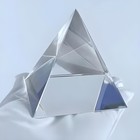 150mm Rainbow Optical Crystal Pyramid Prism For Furnishing Articles ...