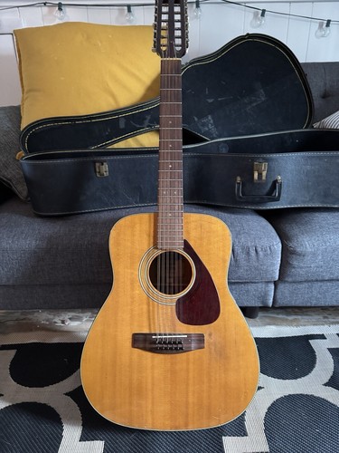 Yamaha FG-260 12 string Dreadnought Size Acoustic Guitar with hard case ...