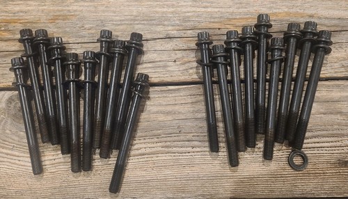 1990-2005 NA NB Mazda Miata Head Bolts (1 set of 10, 1 set of 9) [A2 ...