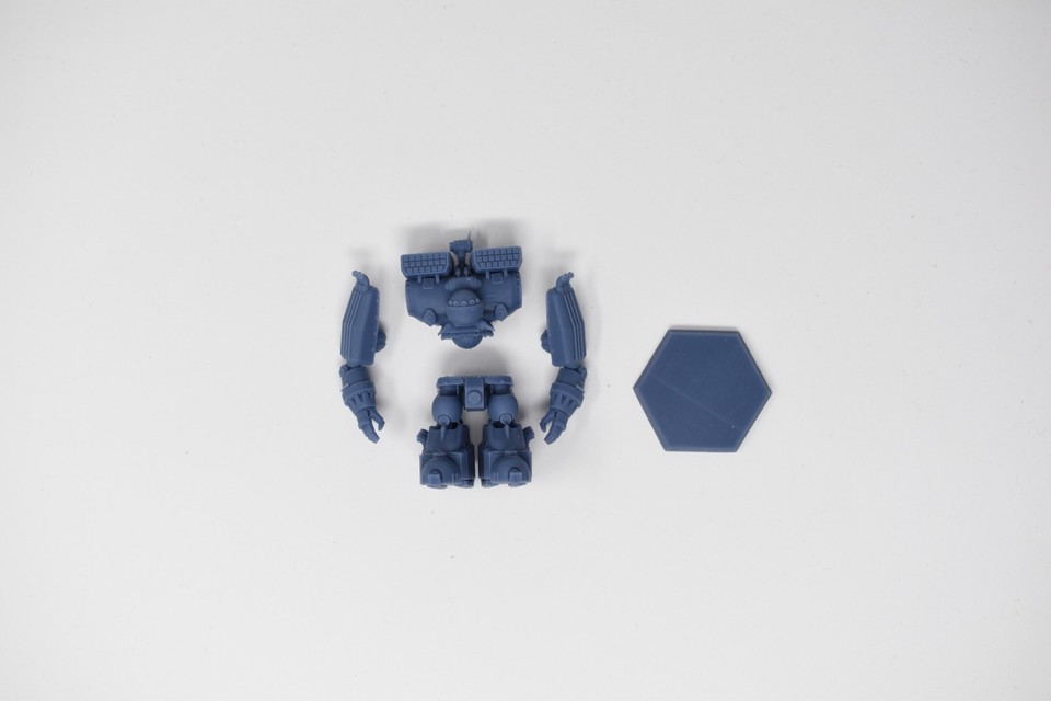 Jarche mecha (1 model) by Sir Mortimer Bombito. 6mm, 1/285 scale print ...