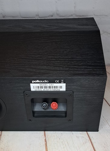 Polk Audio CS-1 Center Channel Speaker In Excellent Condition! | eBay