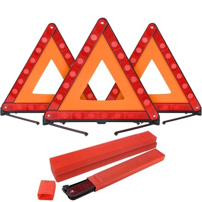 Warning Triangles Safety Triangle Emergency Kit Foldable Reflective ...