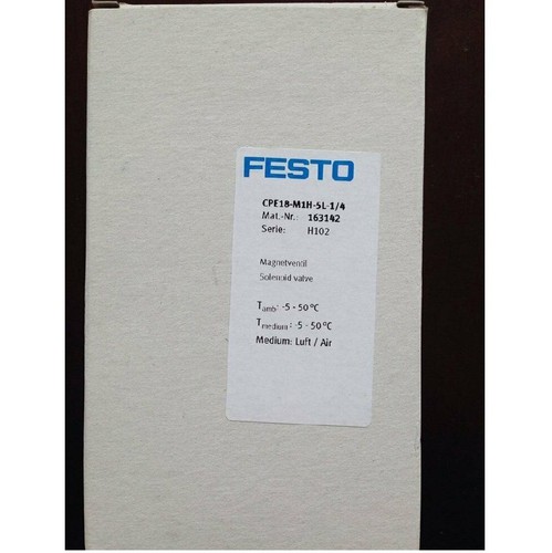Festo CPE18-M1H-5L-1/4 163142 Solenoid Valve New One Free Ship ...