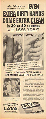 1950 vintage Ad LAVA SOAP Double Action ! 010517 | eBay