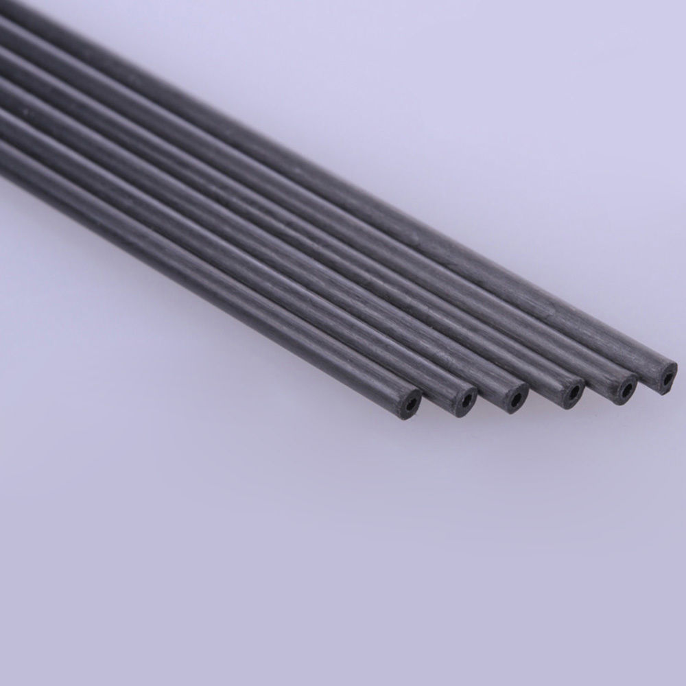 Carbon Fiber Tube 1.8mm 2mm 3mm 4mm 5mm 6mm OD 200mm & 400mm Long Round ...