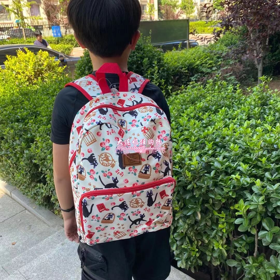 Japan KiKi's Delivery Service JIJI Cat Backpack School bag | eBay