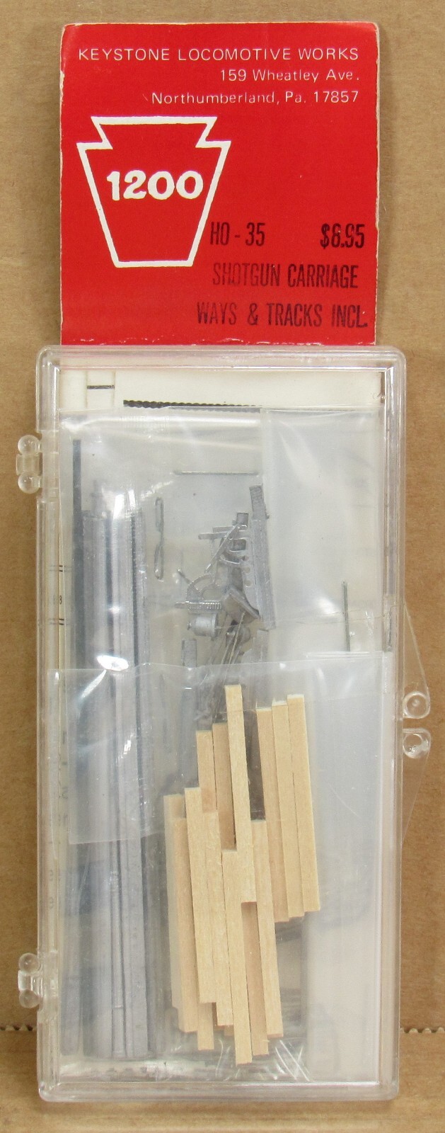 Keystone HO-35 Shotgun Carriage KIT HO-Scale NOS | eBay