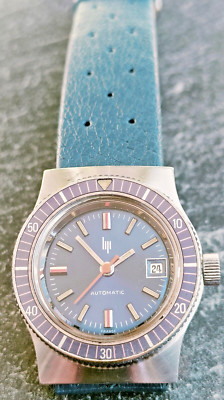 Ancienne Montre Lip Automatique Femme Vintage Bracelet Tropic cadran ...