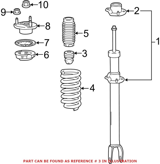 For Mercedes-Benz E63 AMG S 18-19 Mercedes-Benz 2133211100 Front Jounce ...