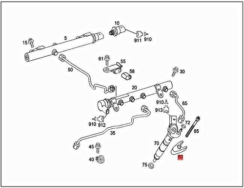 6pcs Genuine MERCEDES Bracket 6420160038 | eBay