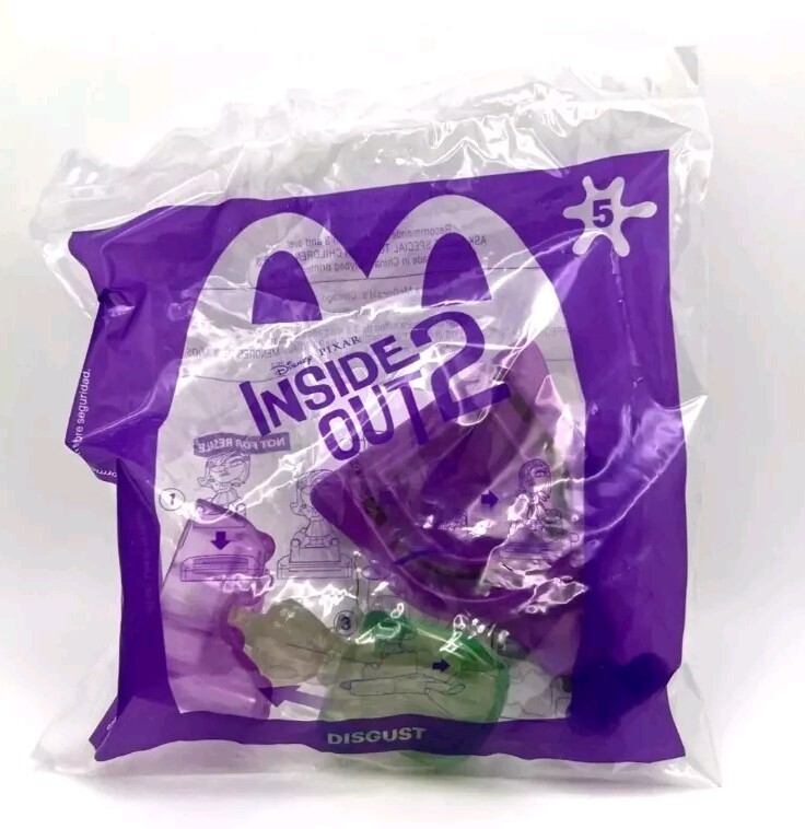 McDonald's Happy Meal Toy Disney Pixar Inside Out 2- Disgust #5 Figure ...