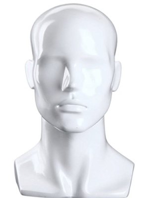 Partial-Body & Mannequin Parts - Styrofoam Head Male
