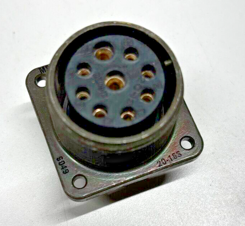 Amphenol mil-spec 9-pin Connector MS3102R 20-16S MFG By Bendix | eBay