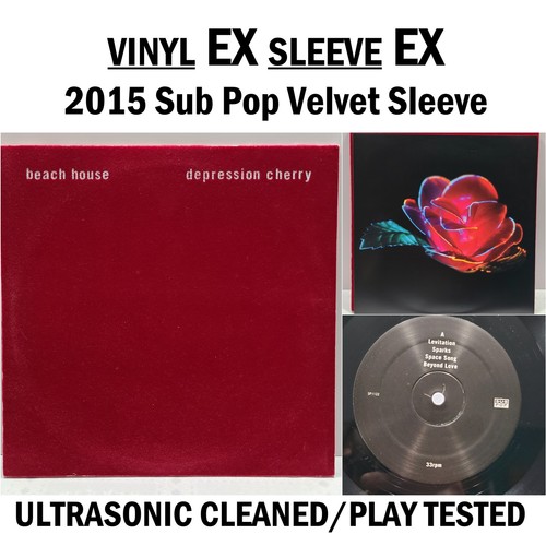 Beach House Depression Cherry LP Sub Pop 2015 EX Vinyl Red Velvet ...