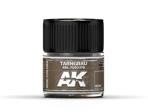 AK Interactive AFV RC091 Tarngrau RAL 7050 10ml Acrylic Hobby Paint USA ...