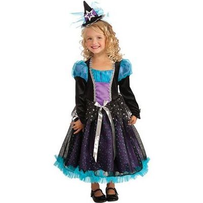 Rubies Starbright Witch Girl's Child Halloween Costume Sz. Small 4/6 ...