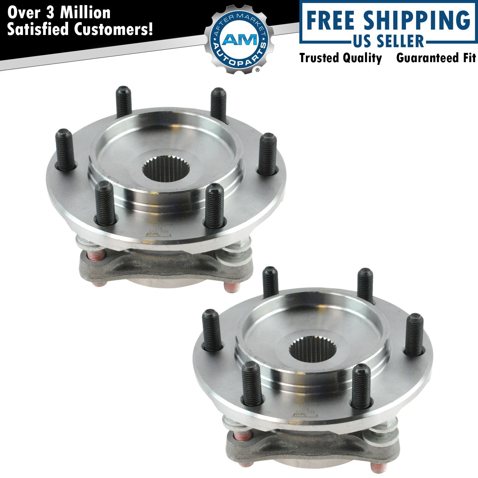 2 Front Wheel Bearing Hub Assembly for 2003-2021 Toyota 4Runner Tacoma ...