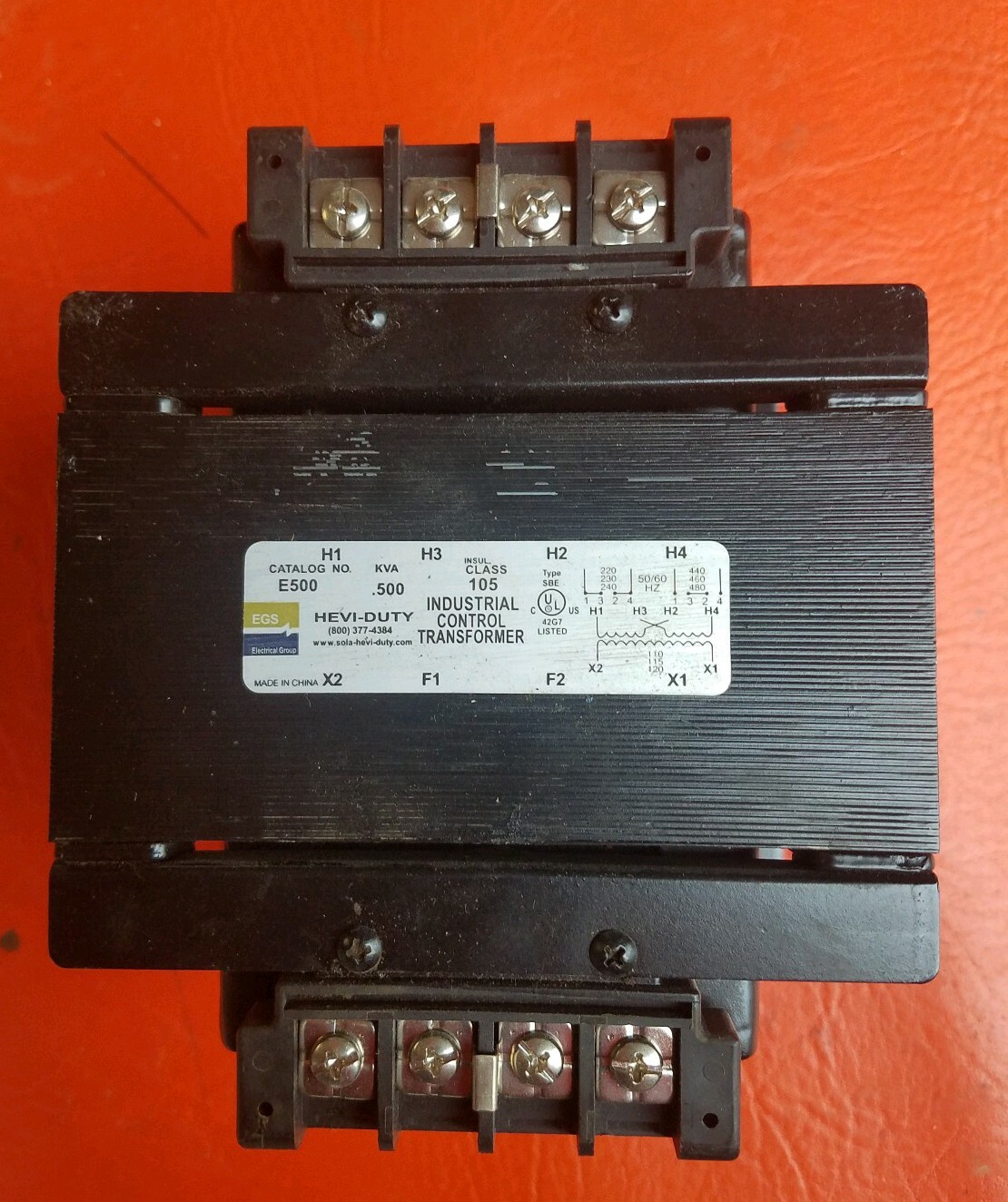 Sola E500 Control Transformer 0.500 KVA 480/240VAC to 120VAC | eBay