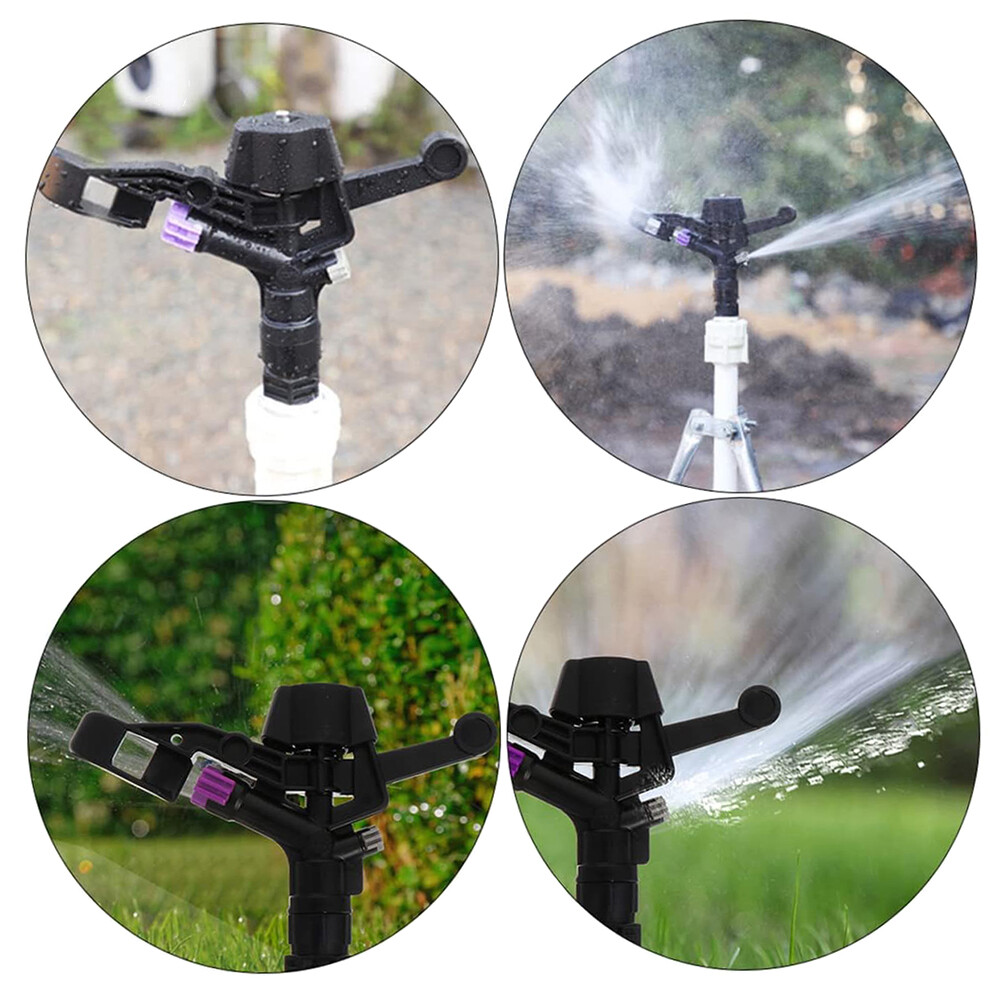3/4 Inch Lawn Sprinkler Head 360° Rotating Rocker Arm Water Sprayer ...