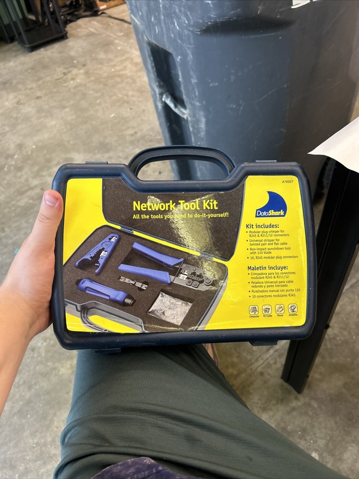 Data Shark Network Tool Kit #70007 With Cable And Ends | eBay