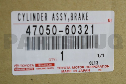 4705060321 Genuine Toyota CYLINDER ASSY BRAKE 47050-60321 | eBay