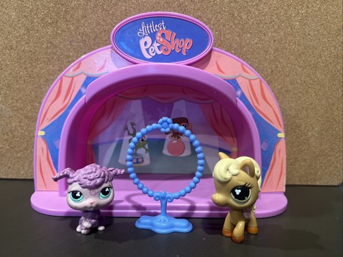 2007 Littlest Pet Shop LPS Light Up Dome Talent Show Stage W/ Accessory ...
