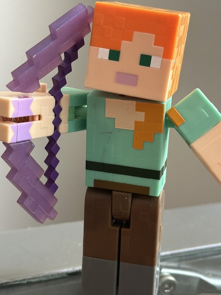 Minecraft Alex Action Figure Toy Large Scale 5.5 Inches | eBay