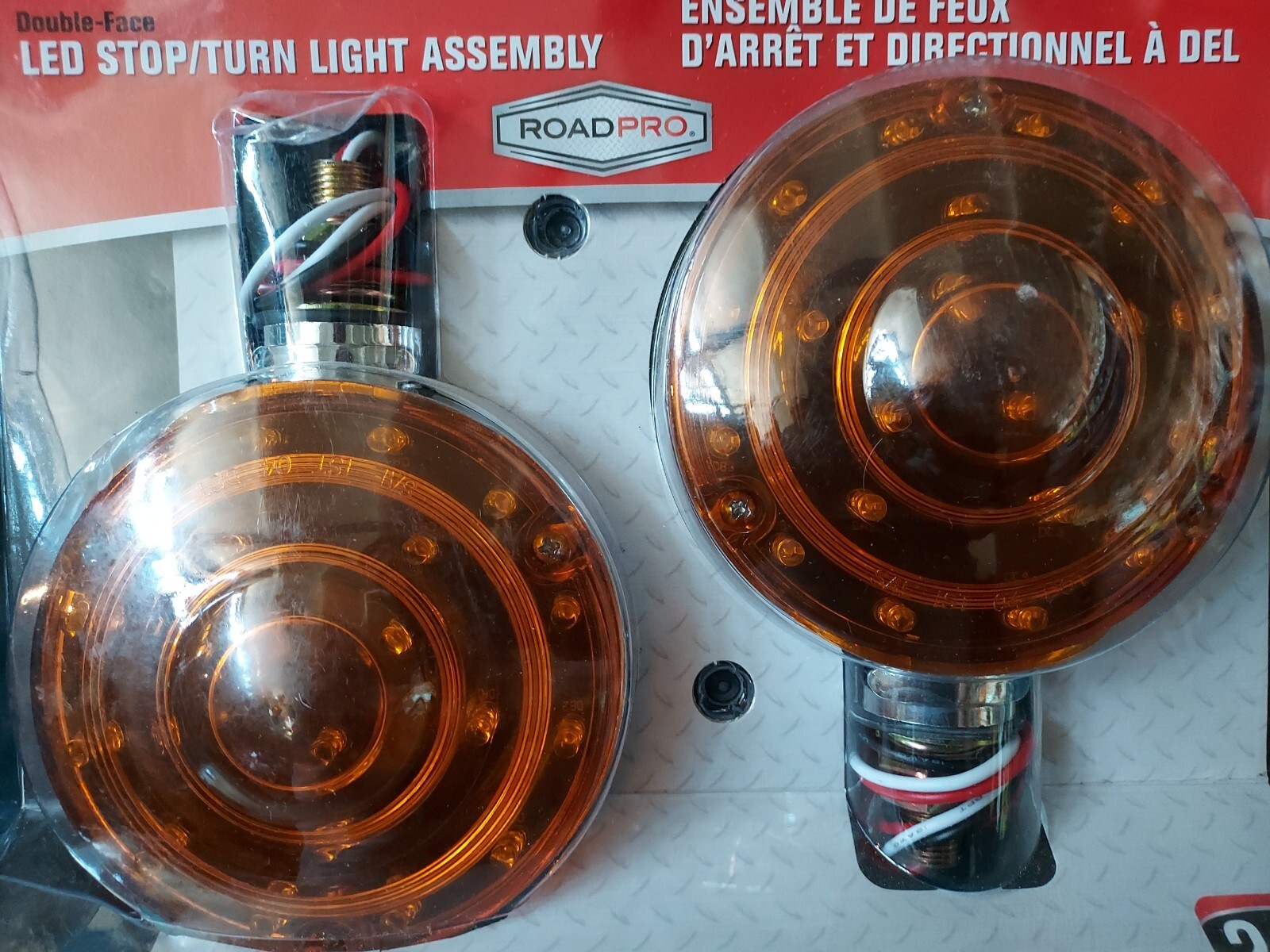 ROADPRO RP3802/40L2 RP3802 40L2 4 DOUBLE-FACE STOP TURN LIGHT ASSEMBLY ...