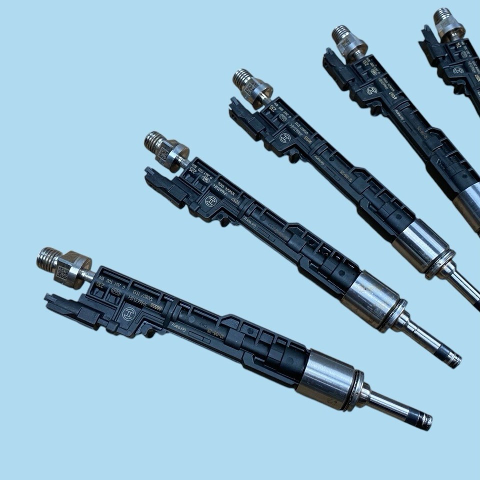 EU6 N55 Fuel Injector Set of (6) 7597870 OEM BMW E71 F30 F10 F01 335i ...