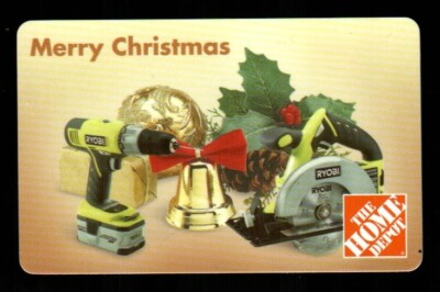 THE HOME DEPOT Merry Christmas ( 2007 ) Gift Card ($0) | eBay