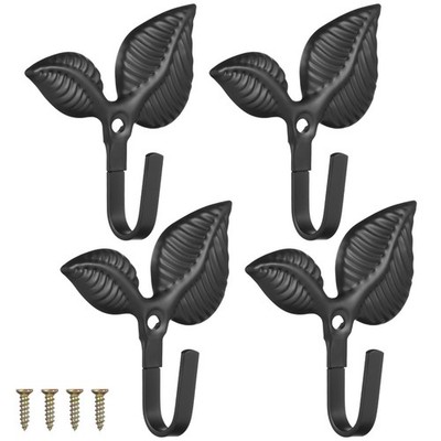 4 Pcs Retro Wall Hooks Metal Chinese Style Iron Hanging Living Room ...