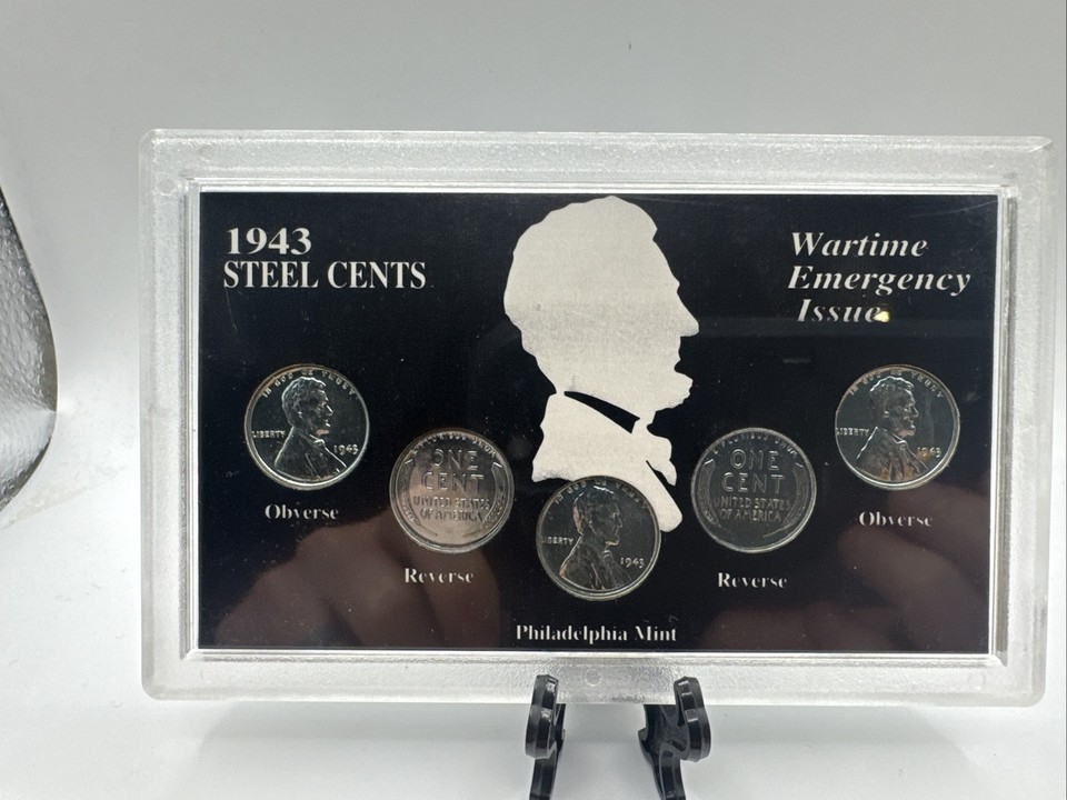 1943 Steel Cent Wartime Coin Collection 5 Coin Set | eBay