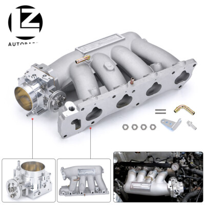 For K20 K20Z3 K24A2 K24 RBC Intake Manifold + 70mm Throttle Body K ...