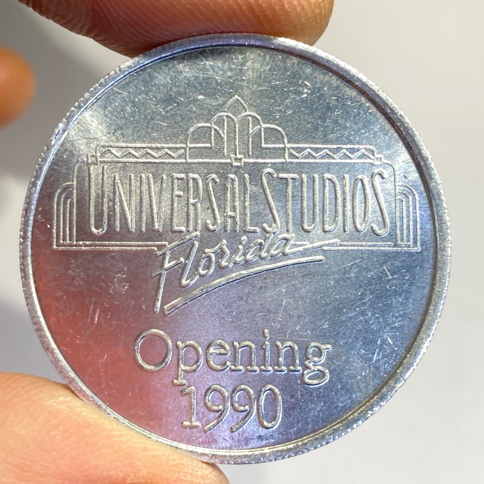 Universal Studios Florida Opening Token Coin 1990 Tampa Tribune ...