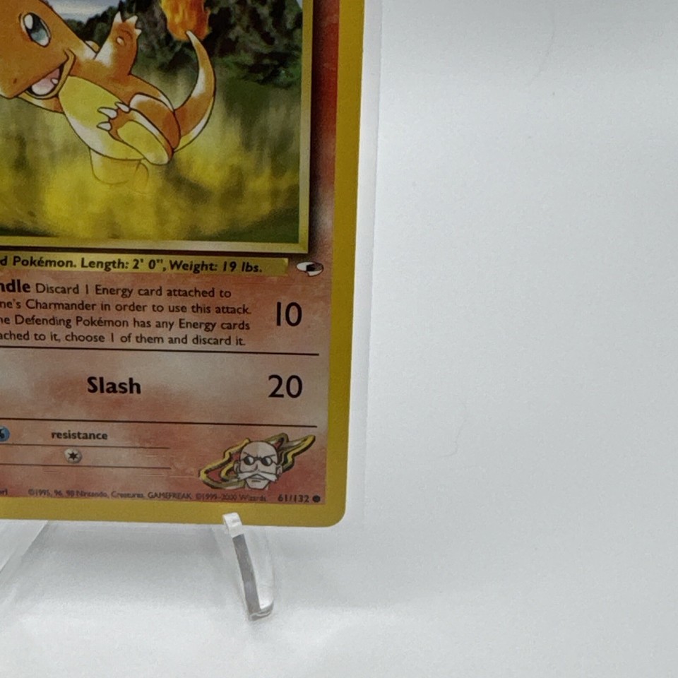 Pokémon TCG Blaine's Charmander #61/132 Gym Heroes 2000 | eBay