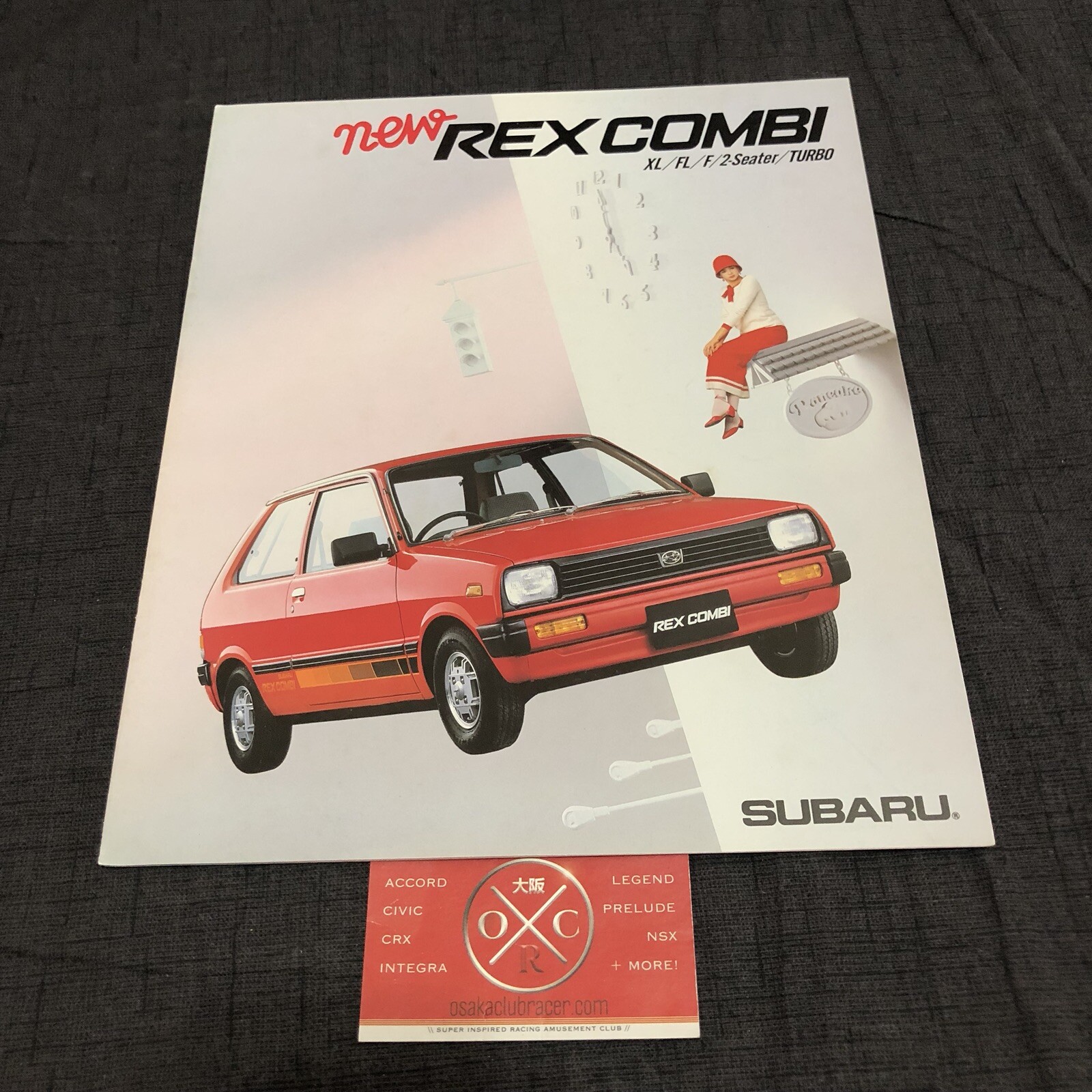 Subaru Rex Combi Brochure Catalog Hatchback Rare 81-85 82 83 84 Sherpa ...