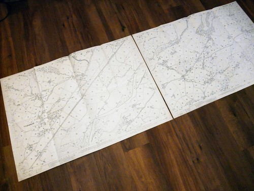 Carmarthenshire Wales Caledfwlch Cwm-Ifor Bethlehem Ordnance Survey map ...