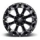 Set 4 Fuel D576 Assault 17x9 5x4.5 5x5 Gloss Black Milled Wheels 17 ...
