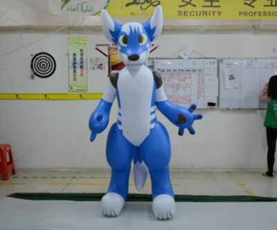 5.9 Feet Tall Inflatable Standing Wolf | eBay